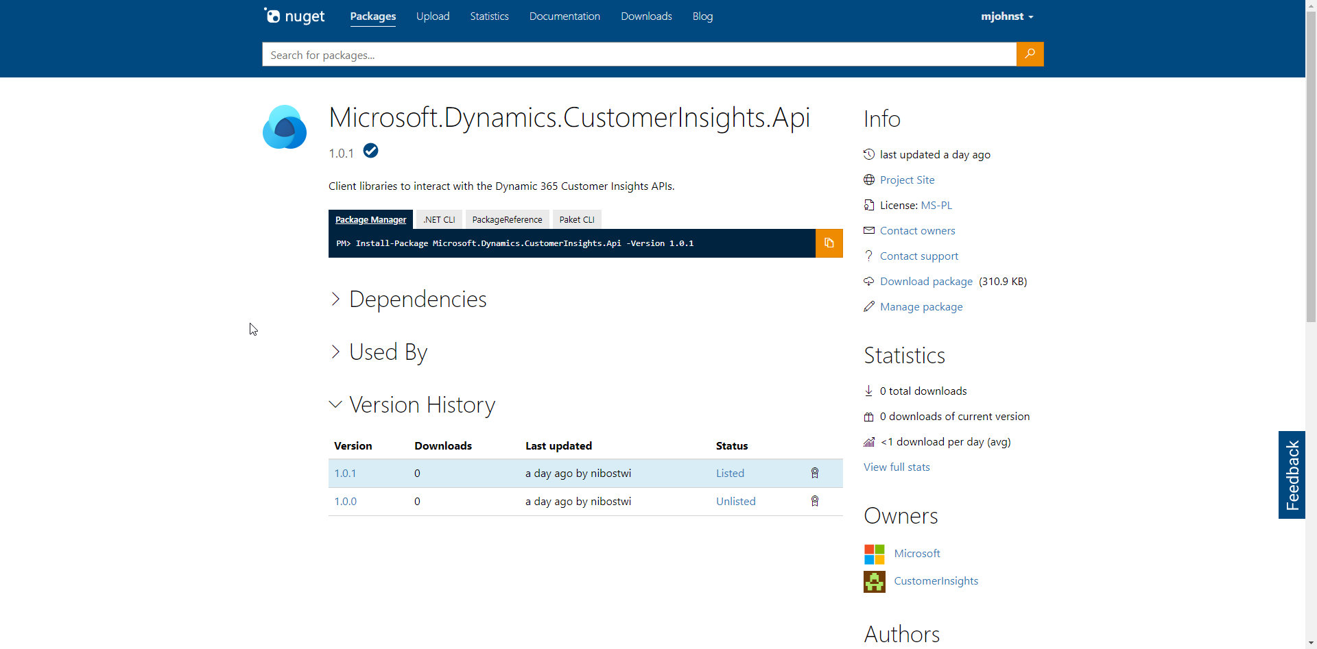 Client Libraries - Dynamics 365 Customer Insights API - developer portal